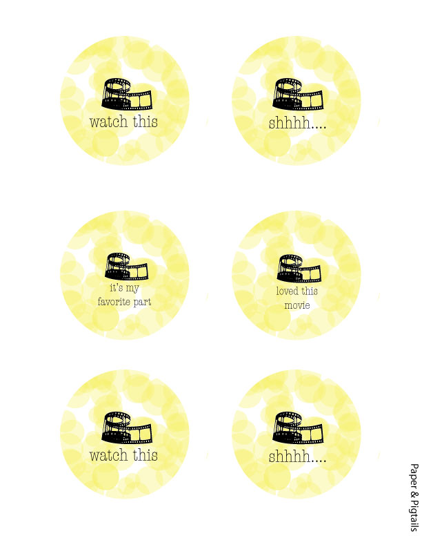 2013 Oscar Party Free Printables! - B. Lovely Events