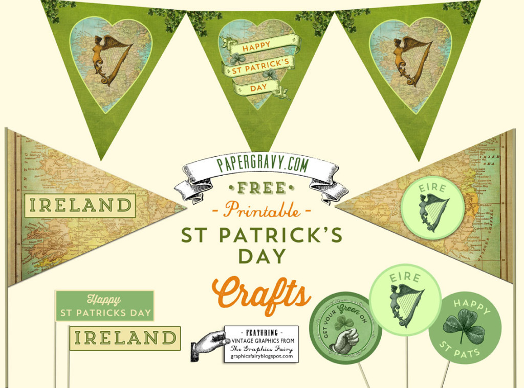 St. Patrick's Day Free Printables - B. Lovely Events