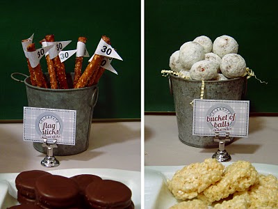 Fun & "Pun"ny Golf Party Food- B. Lovely Events