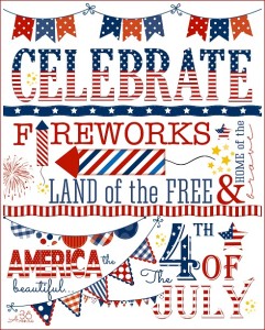 Free July 4th Printables-Let Freedom Ring! - B. Lovely Events