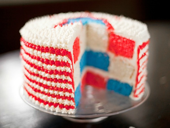 The Glorious Red, White and Blue-For Cake! - B. Lovely Events