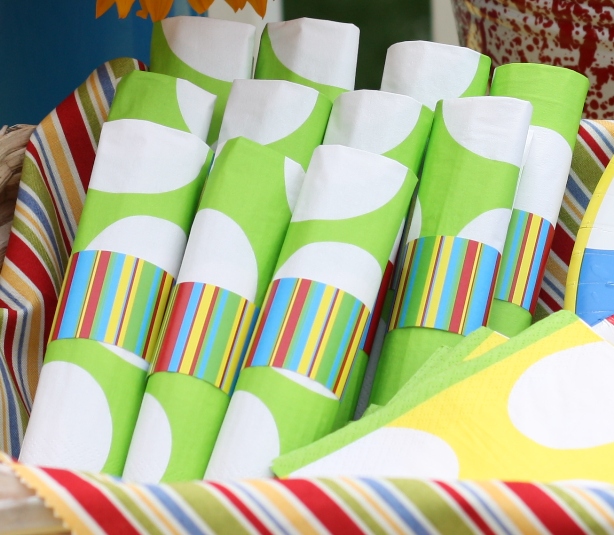 Creative BBQ Napkin Ideas! - B. Lovely Events