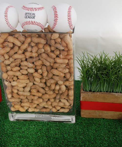 These Baseball Centerpieces Are A Home Run!- B. Lovely Events