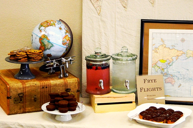 Maps, Globes and Suitcases? It must be a Travel Party!