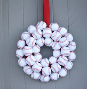 Lovely And Creative Baseball Wreaths! - B. Lovely Events