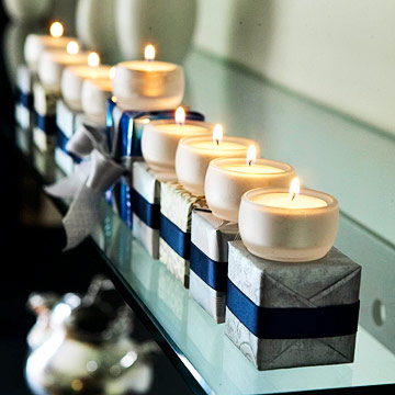 Creative {And Contemporary} Hanukkah Menorahs! - B. Lovely Events