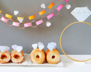 Fabulous Diamond Ring Engagement Party Ideas!- B. Lovely Events