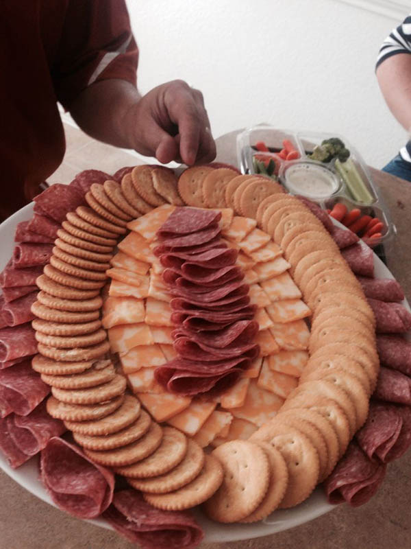 Awesome Football Shaped Party Food!- B. Lovely Events