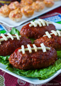 Awesome Football Shaped Party Food!- B. Lovely Events