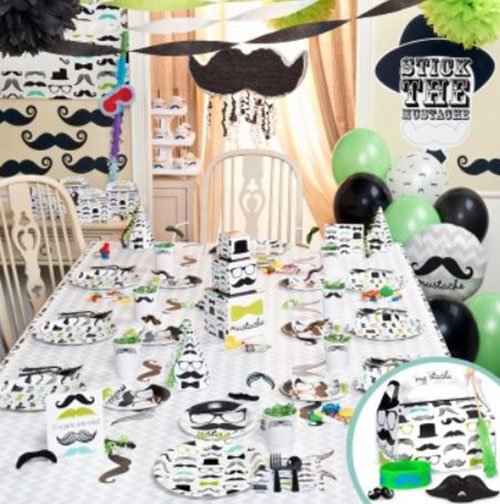 Little Man To Big Man Mustache Party! - B. Lovely Events