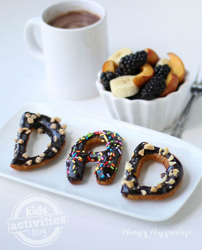 We Love Father's Day Donuts! - B. Lovely Events
