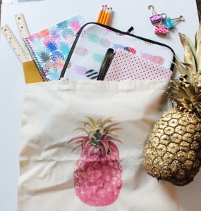 Pineapple School Supplies! {Oh My!} - B. Lovely Events
