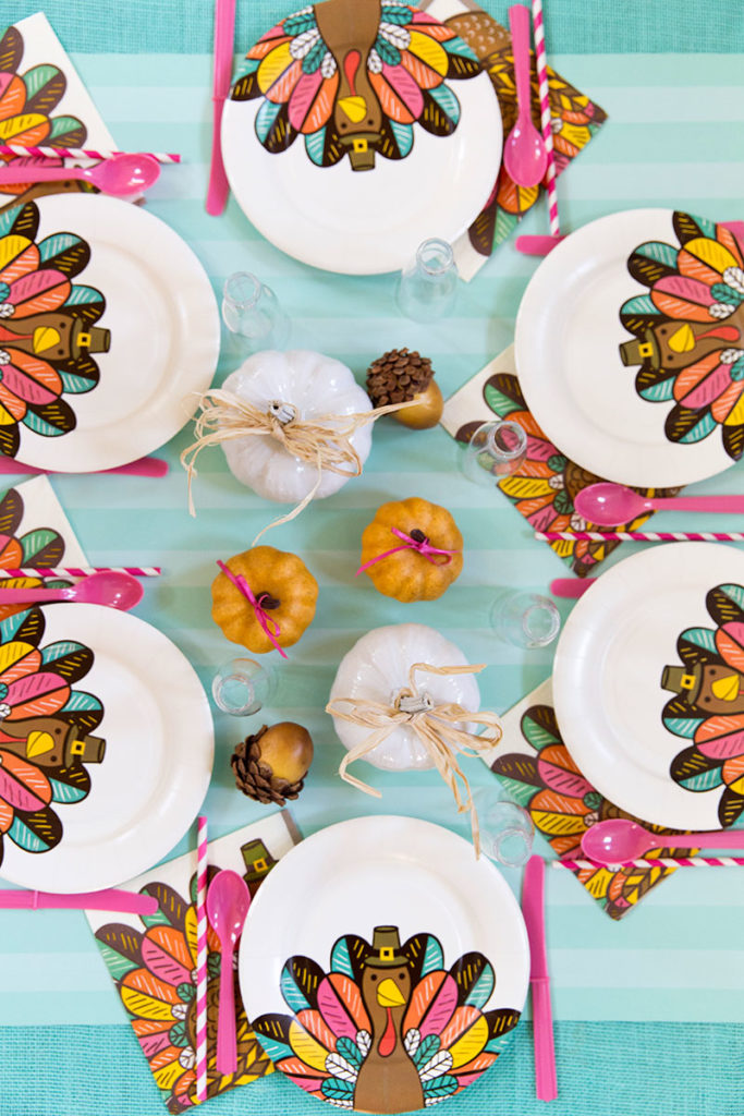 Kids Thanksgiving Table Ideas! - B. Lovely Events