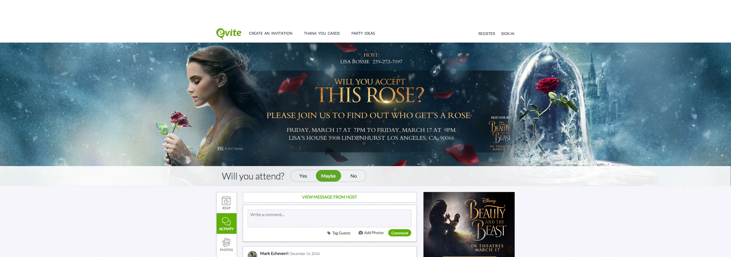 We Can't Wait For The New Beauty And The Beast! - B. Lovely Events