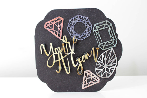 DIY You're A Gem Card - B. Lovely Events