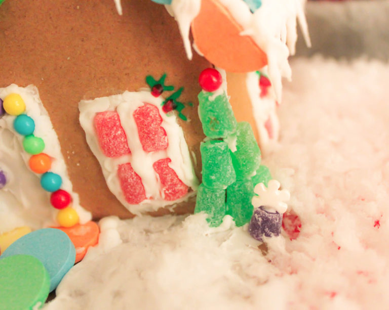 Winter Wonderland Gingerbread House - B. Lovely Events